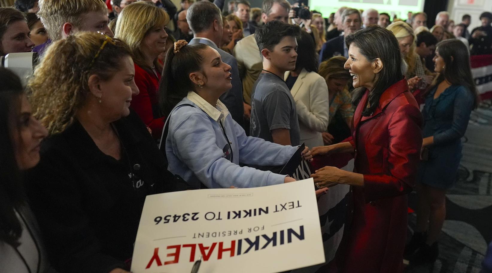 Off to Michigan, Haley is staying in the race despite Trump’s easy ...