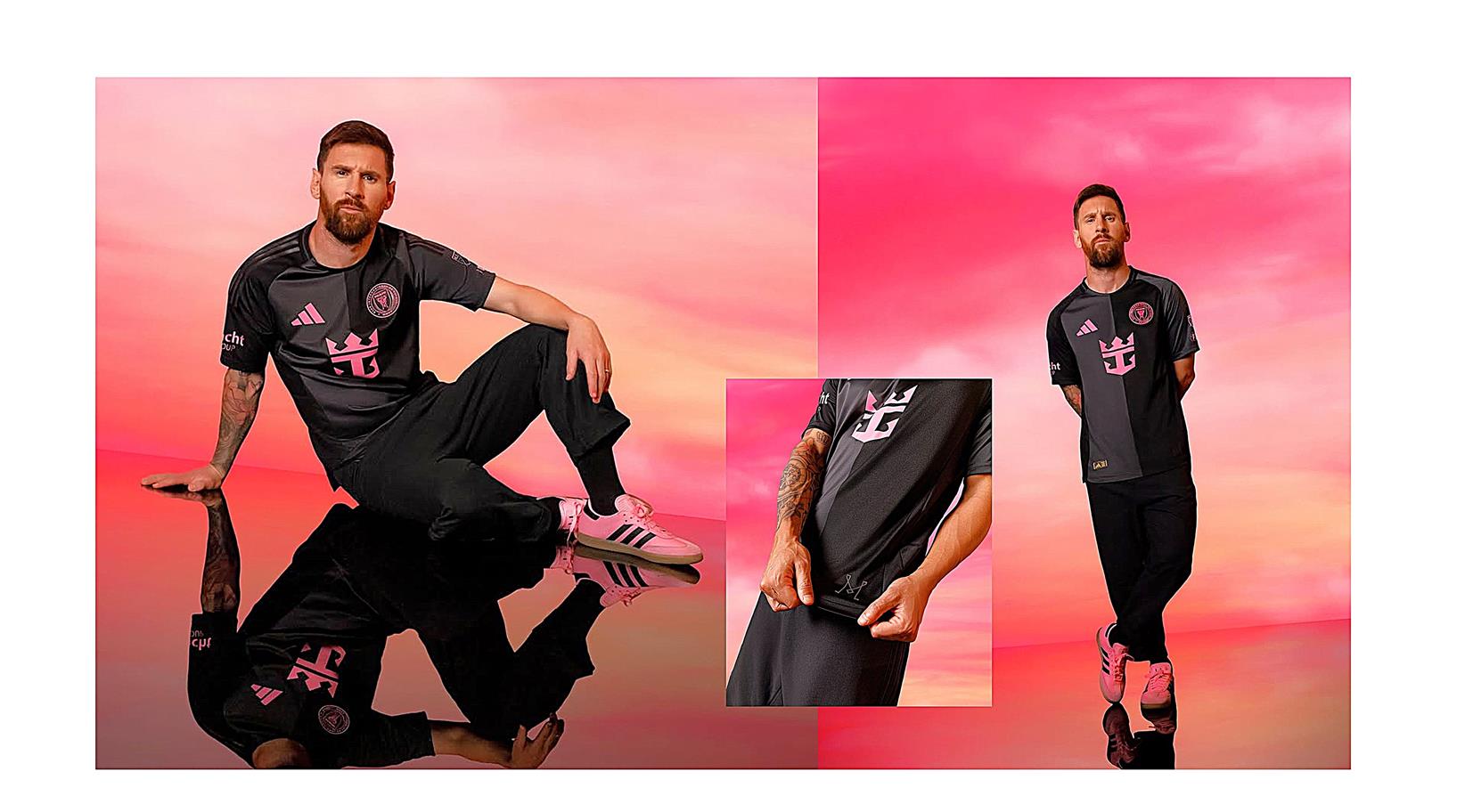 Messi presentó la nueva camiseta de visitante del Inter Miami con el ...