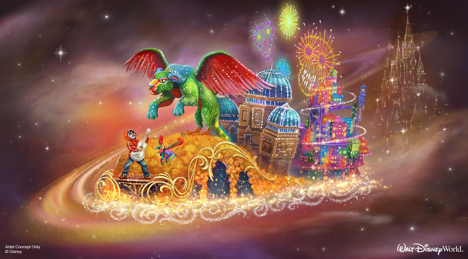 Disney revela las primeras imágenes de la Carroza “Coco” del desfile ...