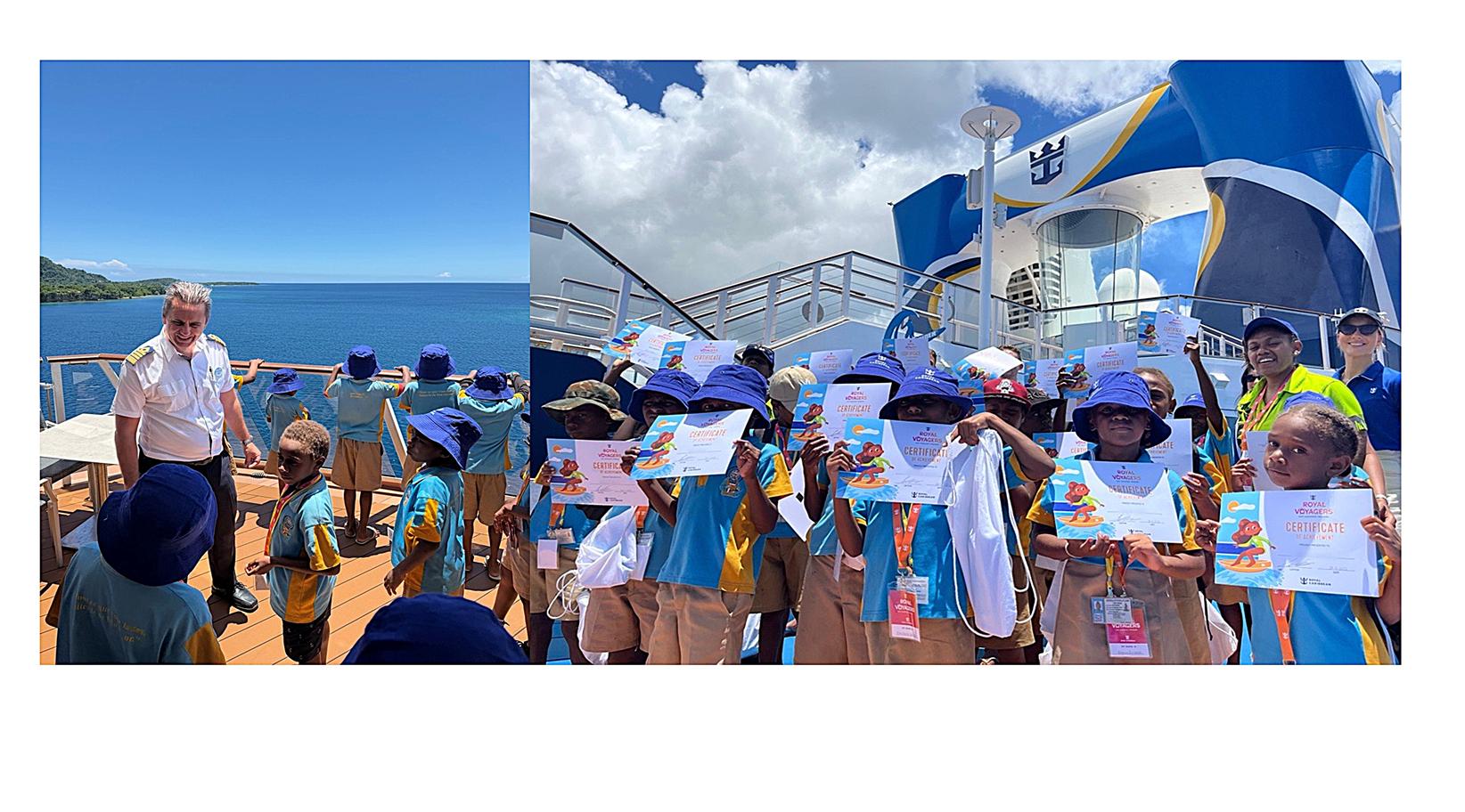 Royal Caribbean regresa a Port Vila y lanza un programa educativo para ...